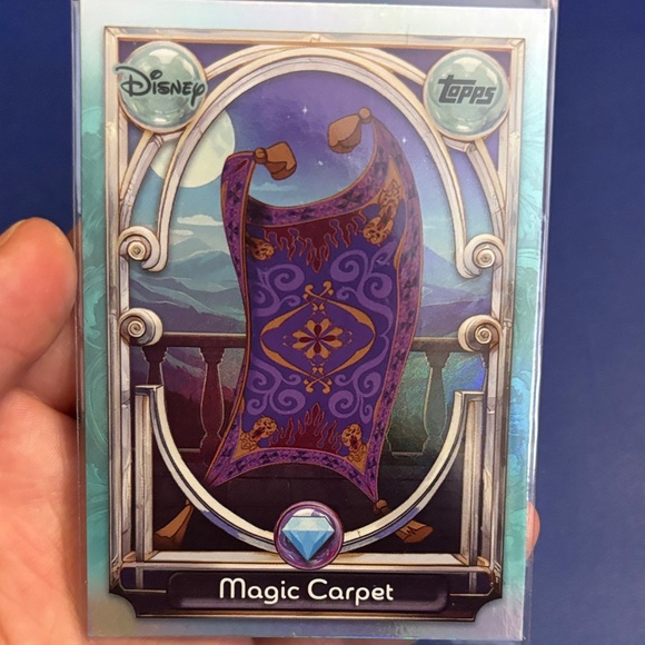 Disney | Other | Disney Magic Carpet Card Purple And Gold Design | Poshmark